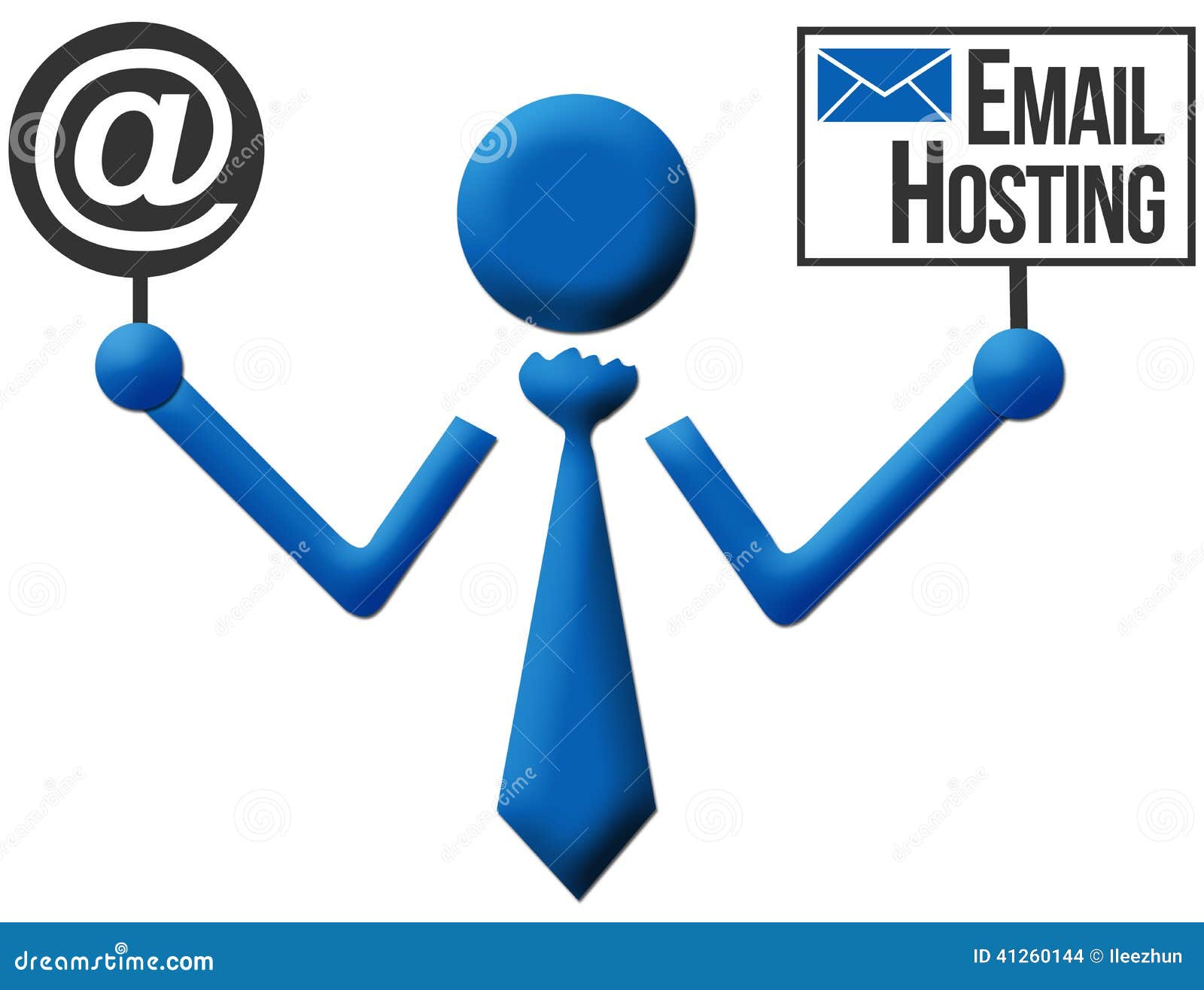 E-mail Die Menselijk Pictogram Ontvangen Stock Illustratie ...