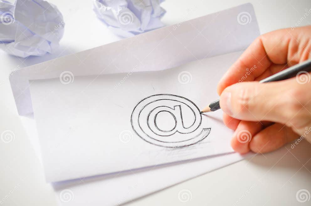 E-mail stock photo. Image of connection, envelope, designer - 48097488