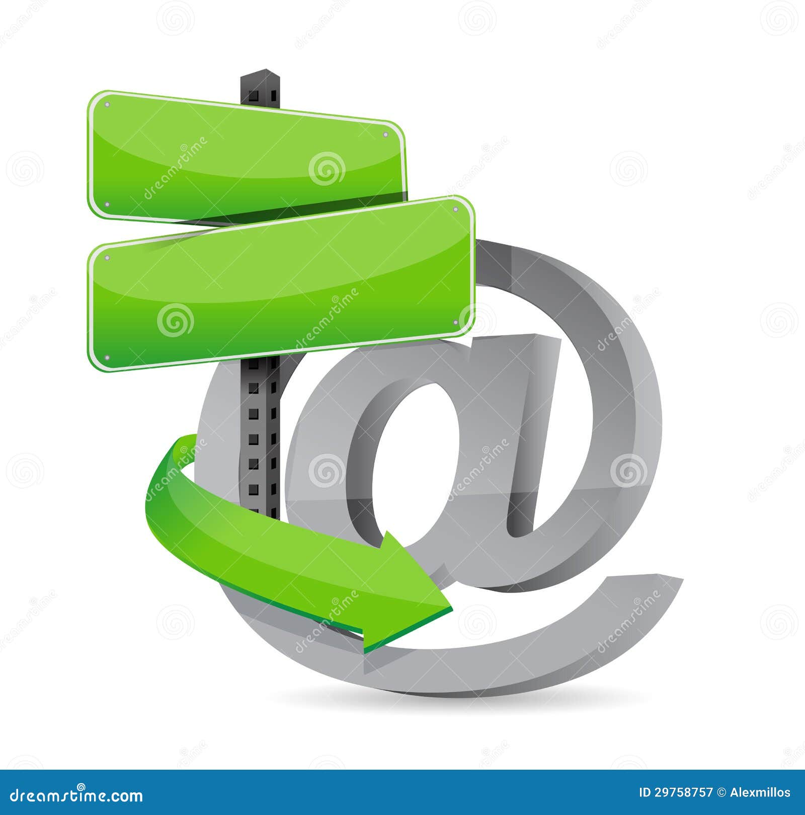 E Mail Empty Sign Ready for Customization Stock Illustration ...