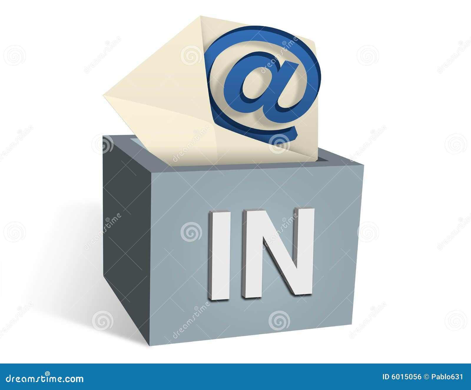 E-mail Inbox. Concept Illustration, Flat Design Linear Style Banner ...