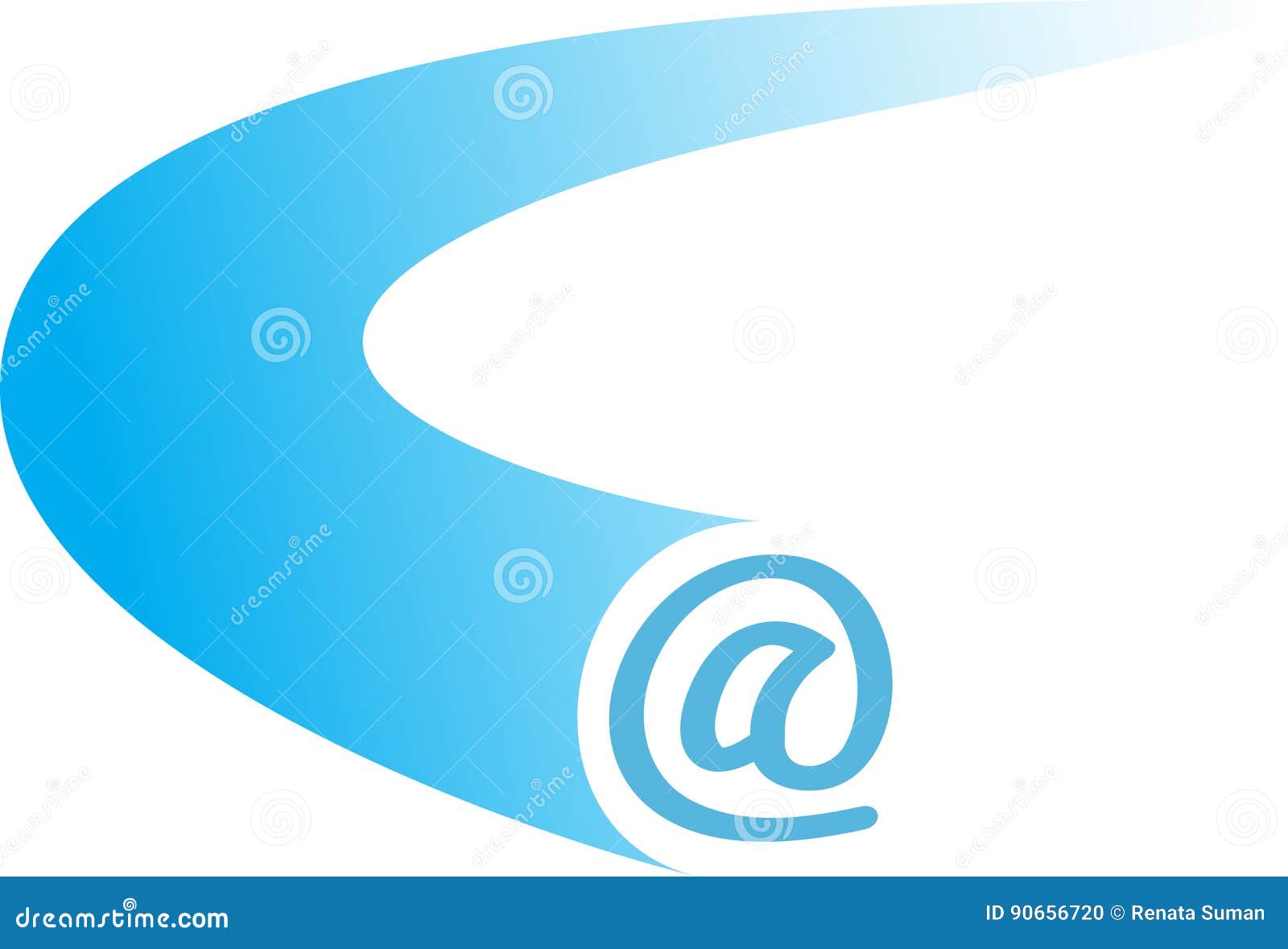 E mail incoming letter stock illustration. Illustration of mail - 90656720