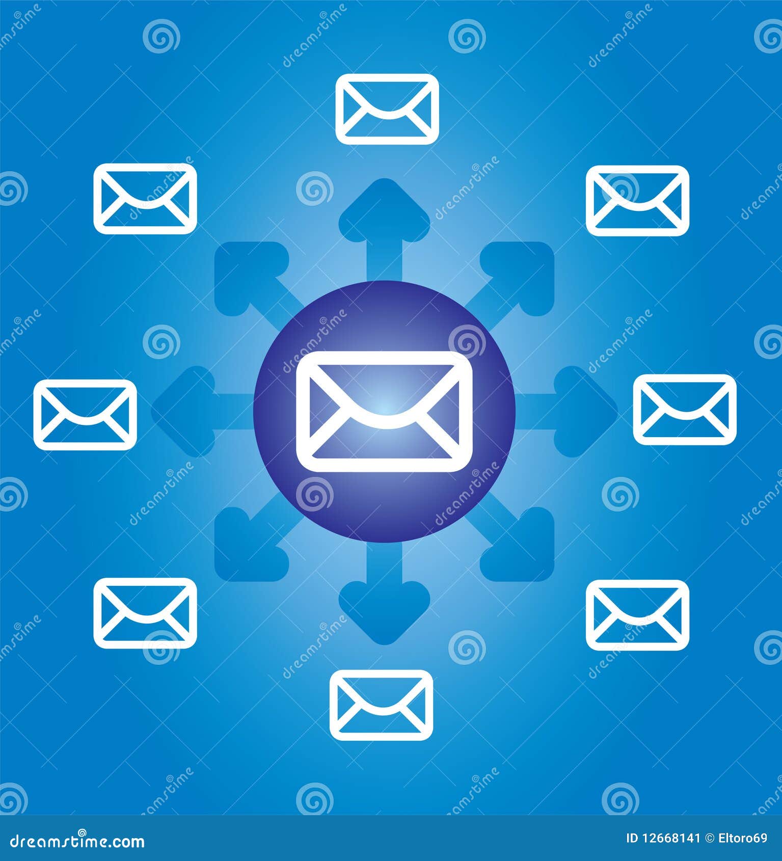 E-mail and Internet stock vector. Illustration of browse - 12668141