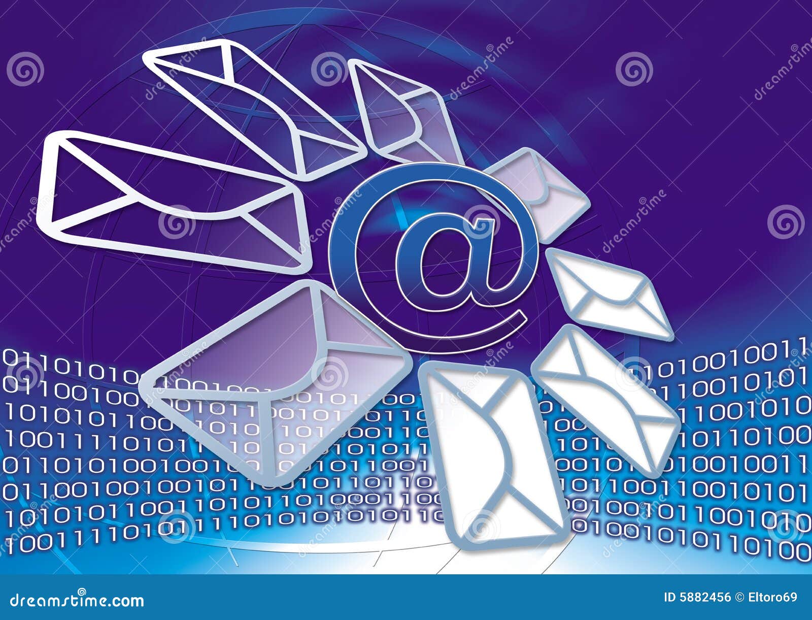 E-mail and Internet stock illustration. Illustration of poster - 5882456