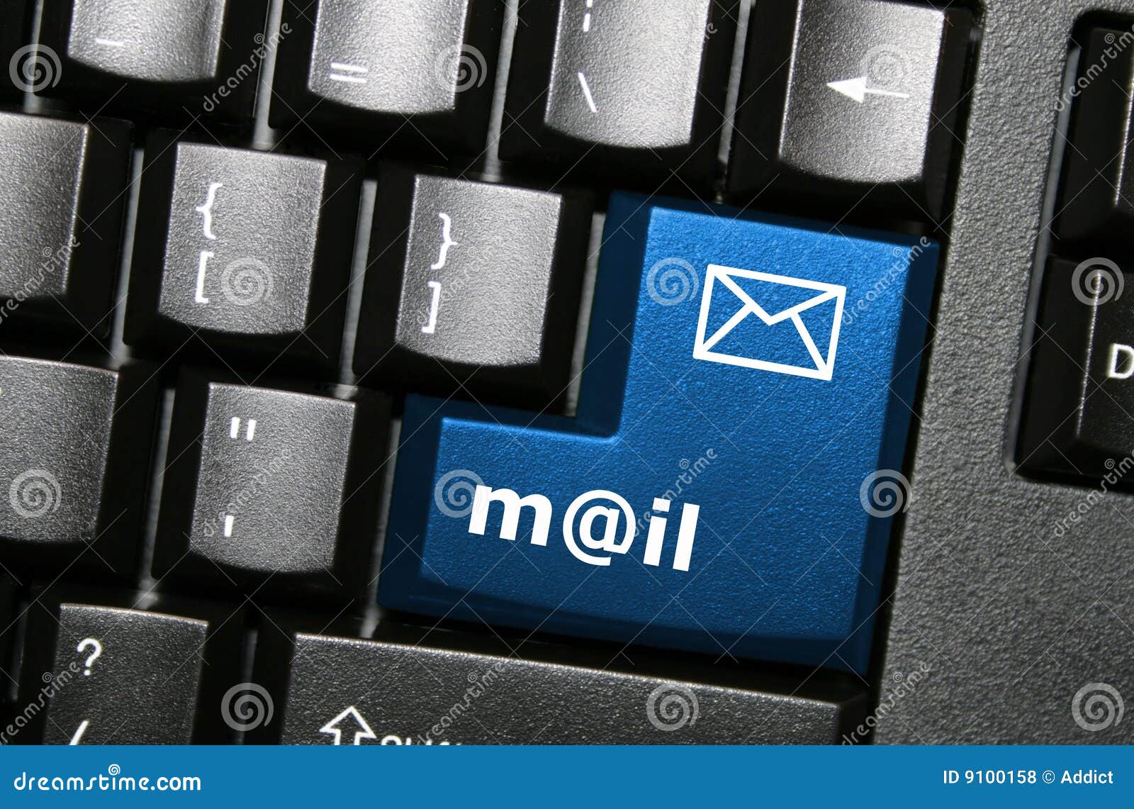 E-mail key stock photo. Image of success, distress, keyboard - 9100158