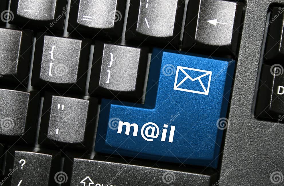 E-mail key stock photo. Image of success, distress, keyboard - 9100158