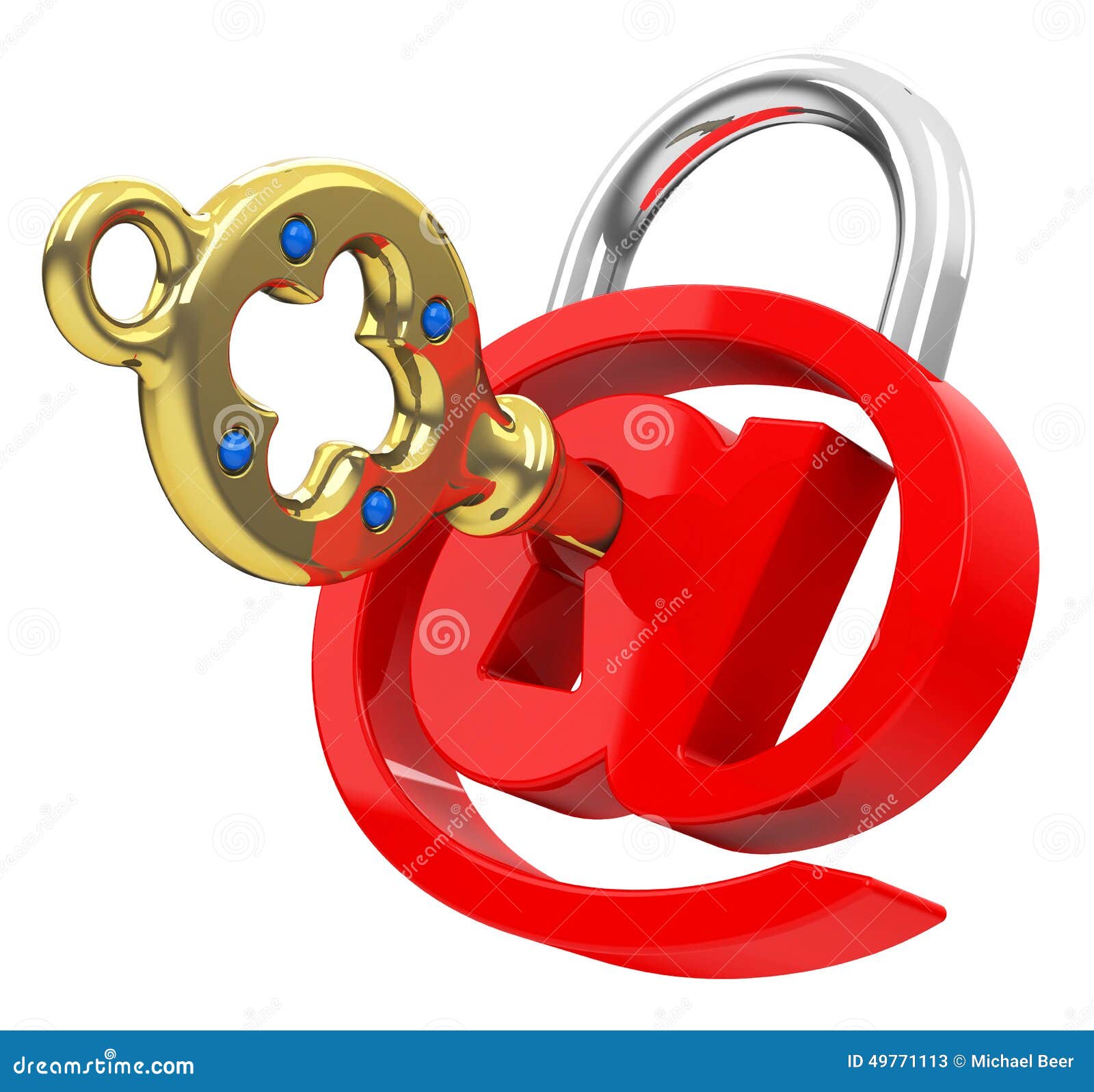The e-mail key stock illustration. Illustration of postage - 49771113