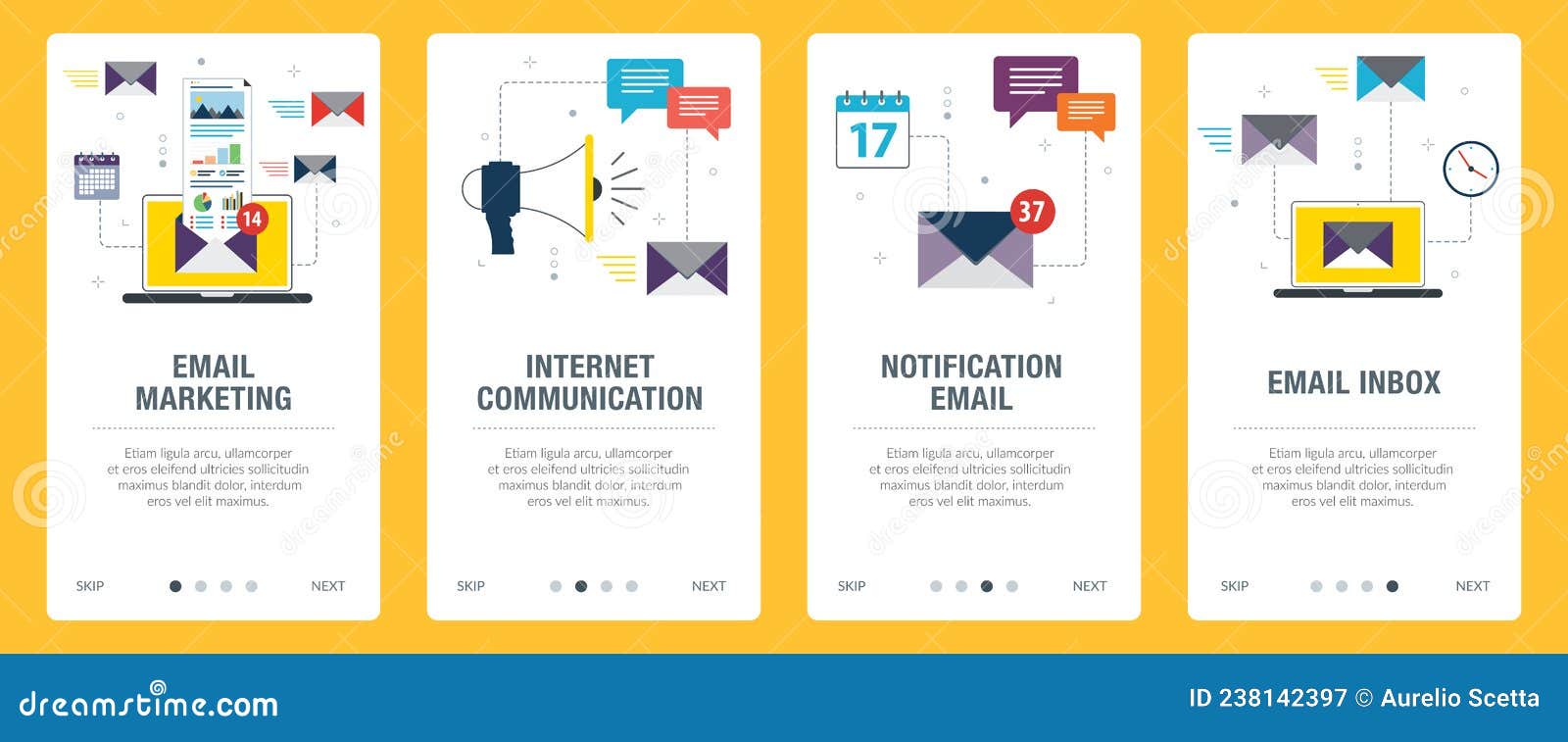 E-mail Marketing, Communication, Notification, Computer and Marketing ...