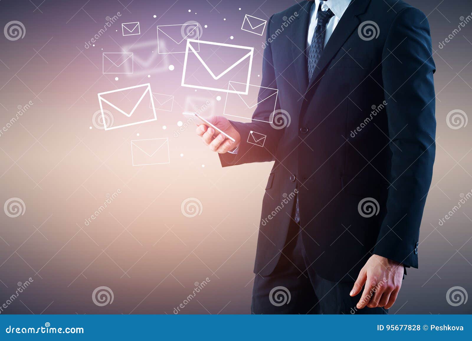 E-mail Networking Communication Concept Stock Photo - Image of media ...
