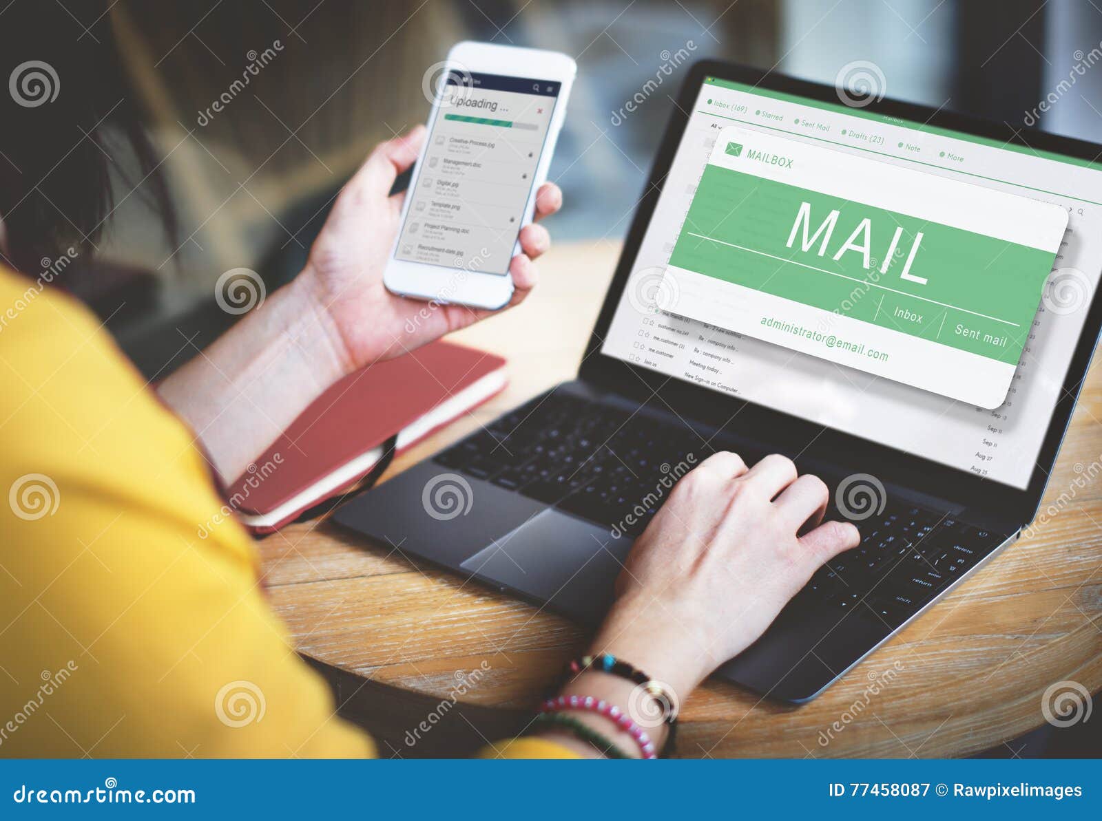 E-mail Online Communication Message Technology Concept Stock Image ...