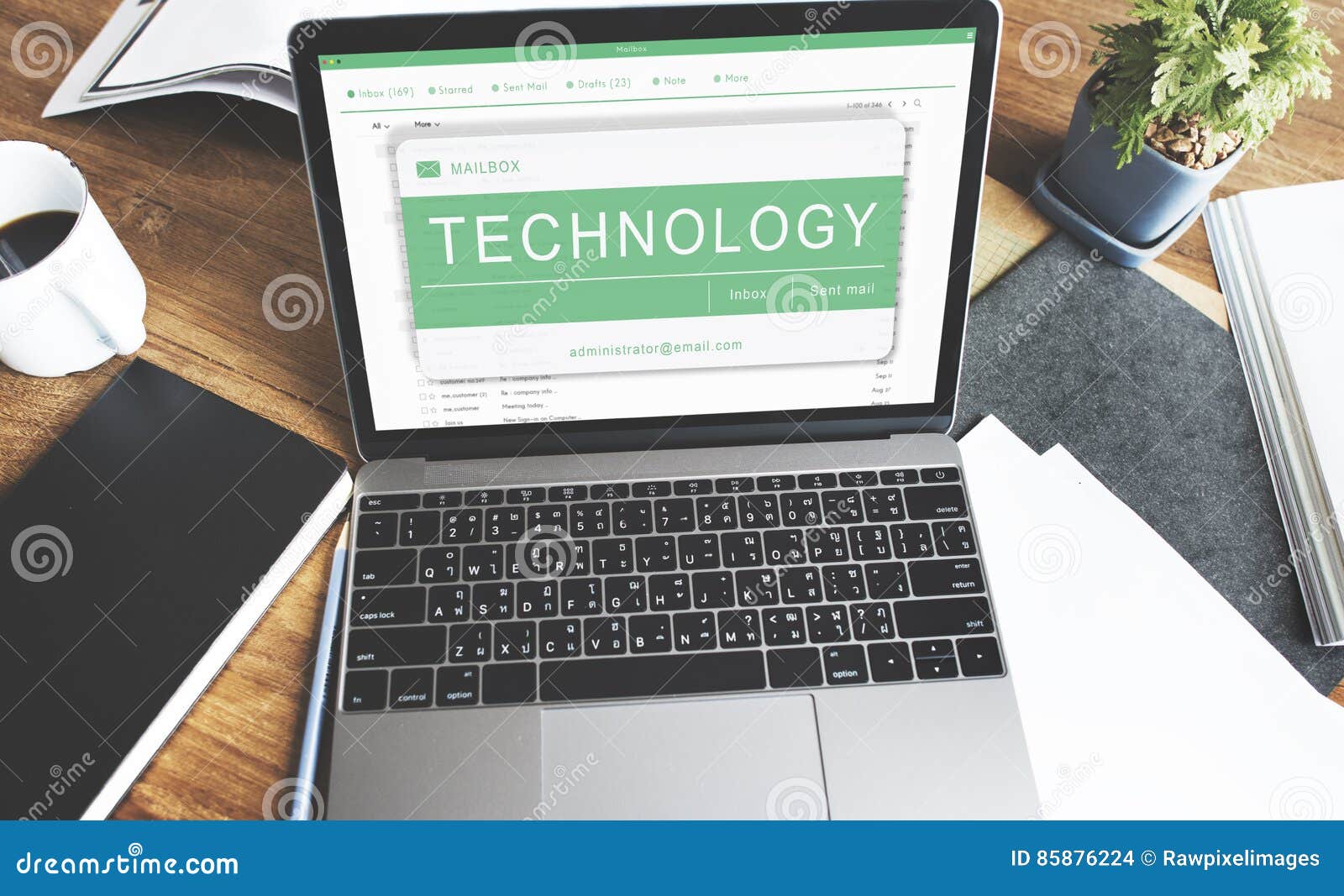 E-mail Online Communication Message Technology Concept Stock ...