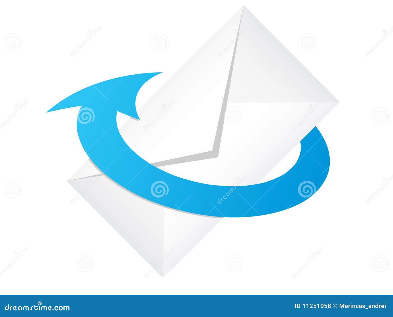 E-mail pictogram vector illustratie. Illustration of envelop - 11251958