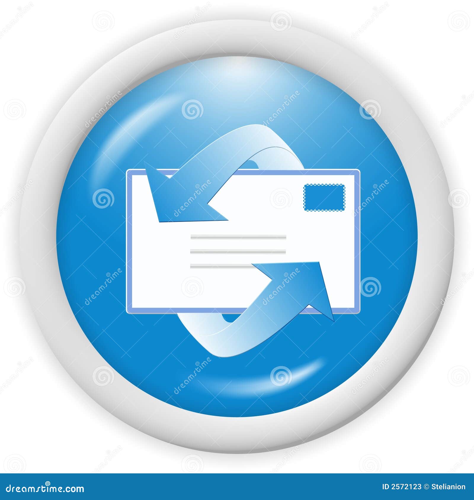 E-mail pictogram stock illustratie. Illustration of begrip - 2572123