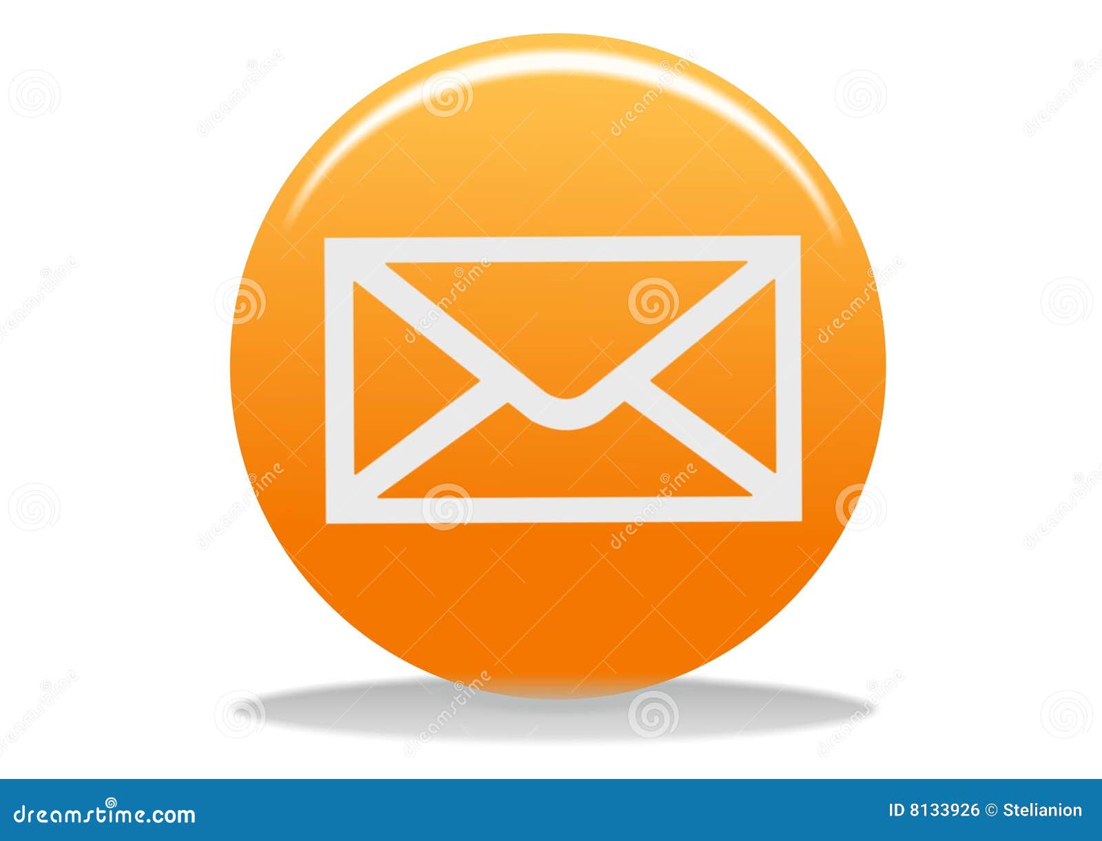 E-mail pictogram stock illustratie. Illustration of pictogram - 8133926