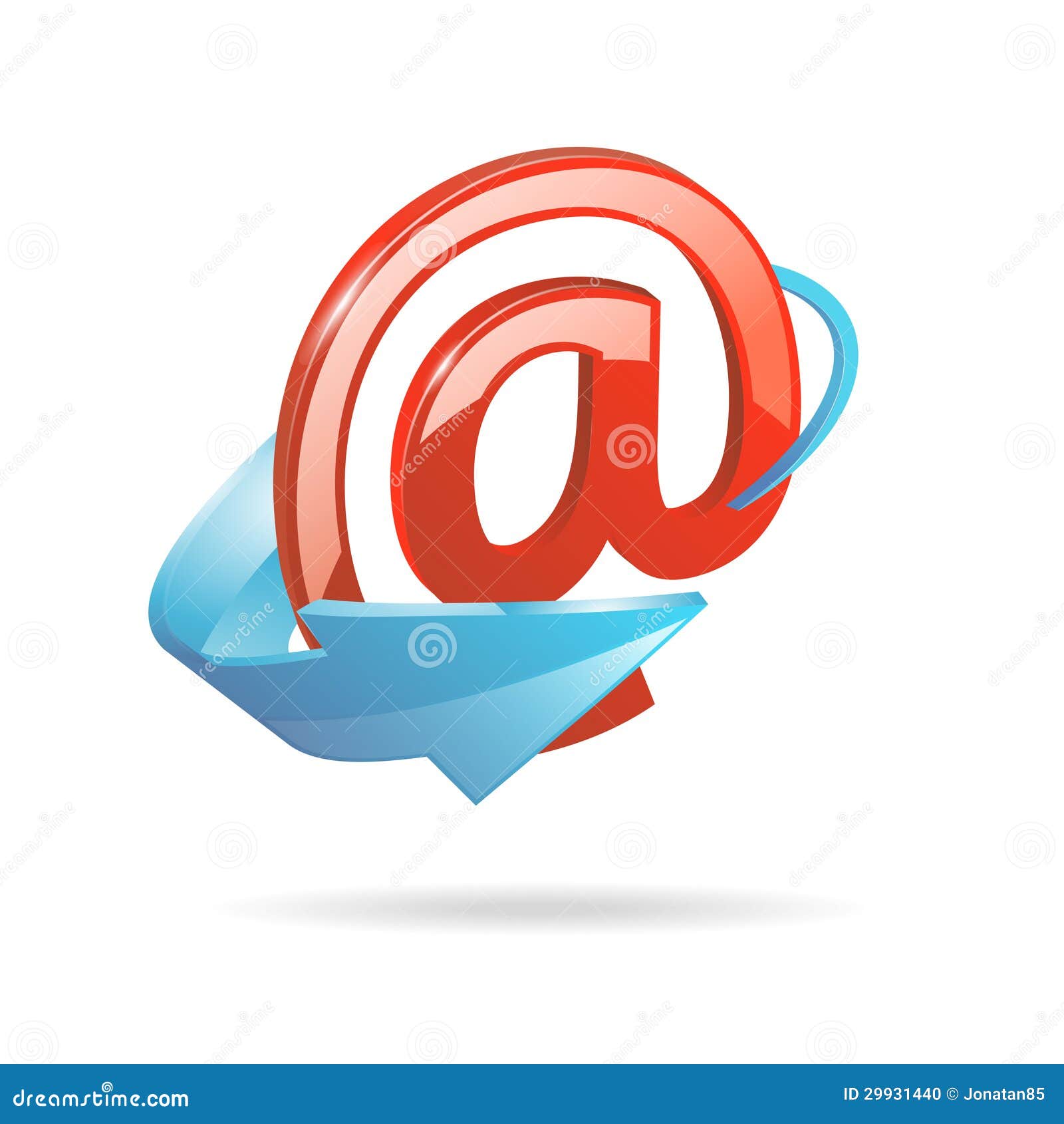 E-mail pictogram vector illustratie. Illustration of post - 29931440