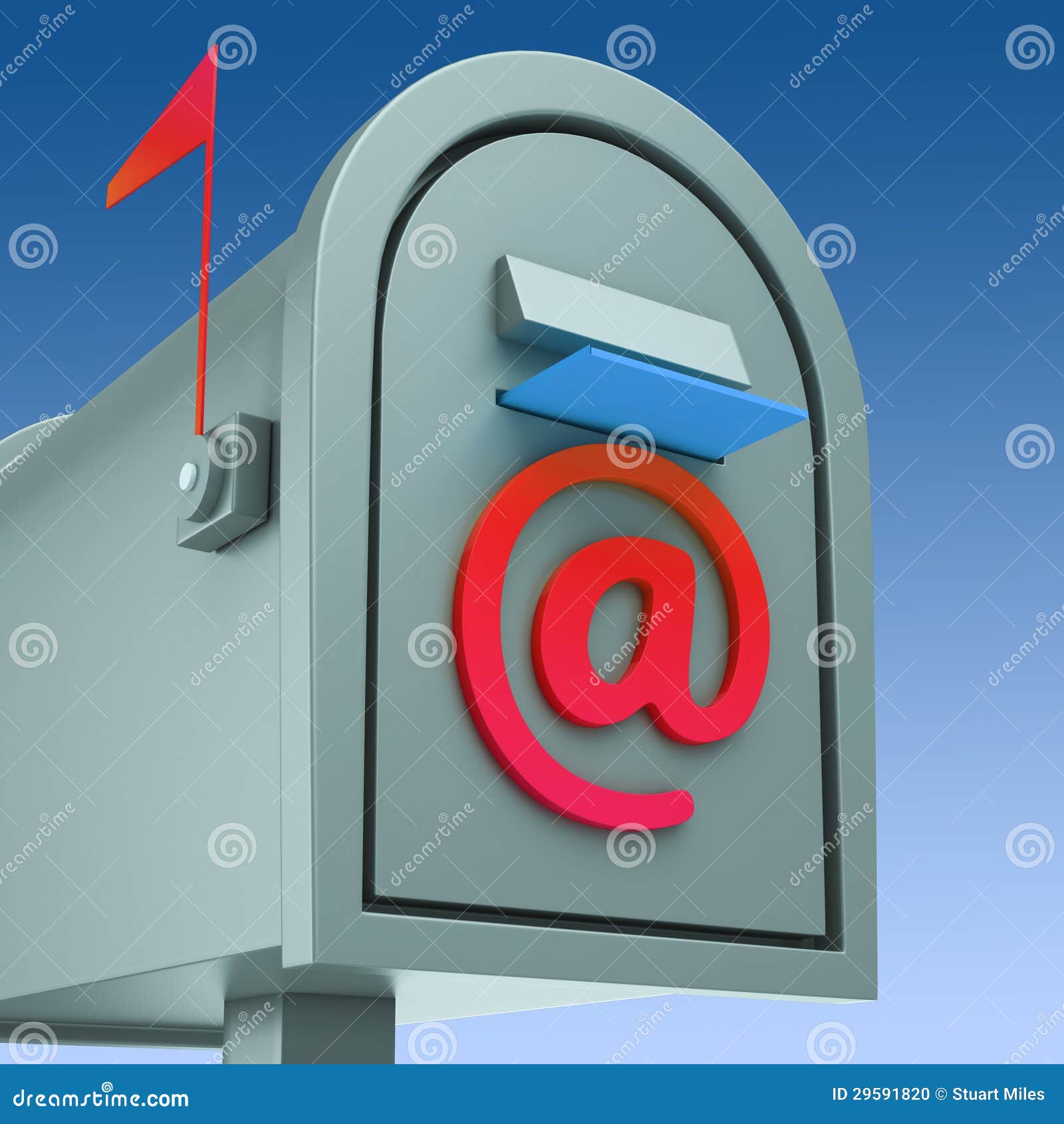 E-mail Postbox Shows Sending and Receiving Mail Stock Illustration ... E-mail Postbox Shows Sending and Receiving Mail Stock Illustration ...