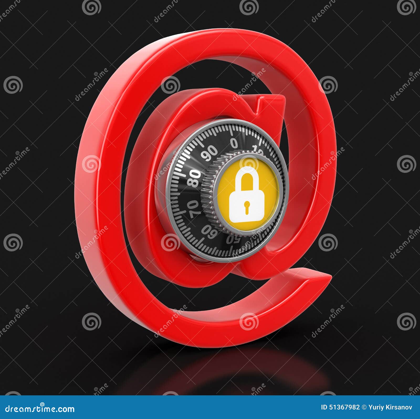 E-mail Protection (clipping Path Included) Stock Illustration ...