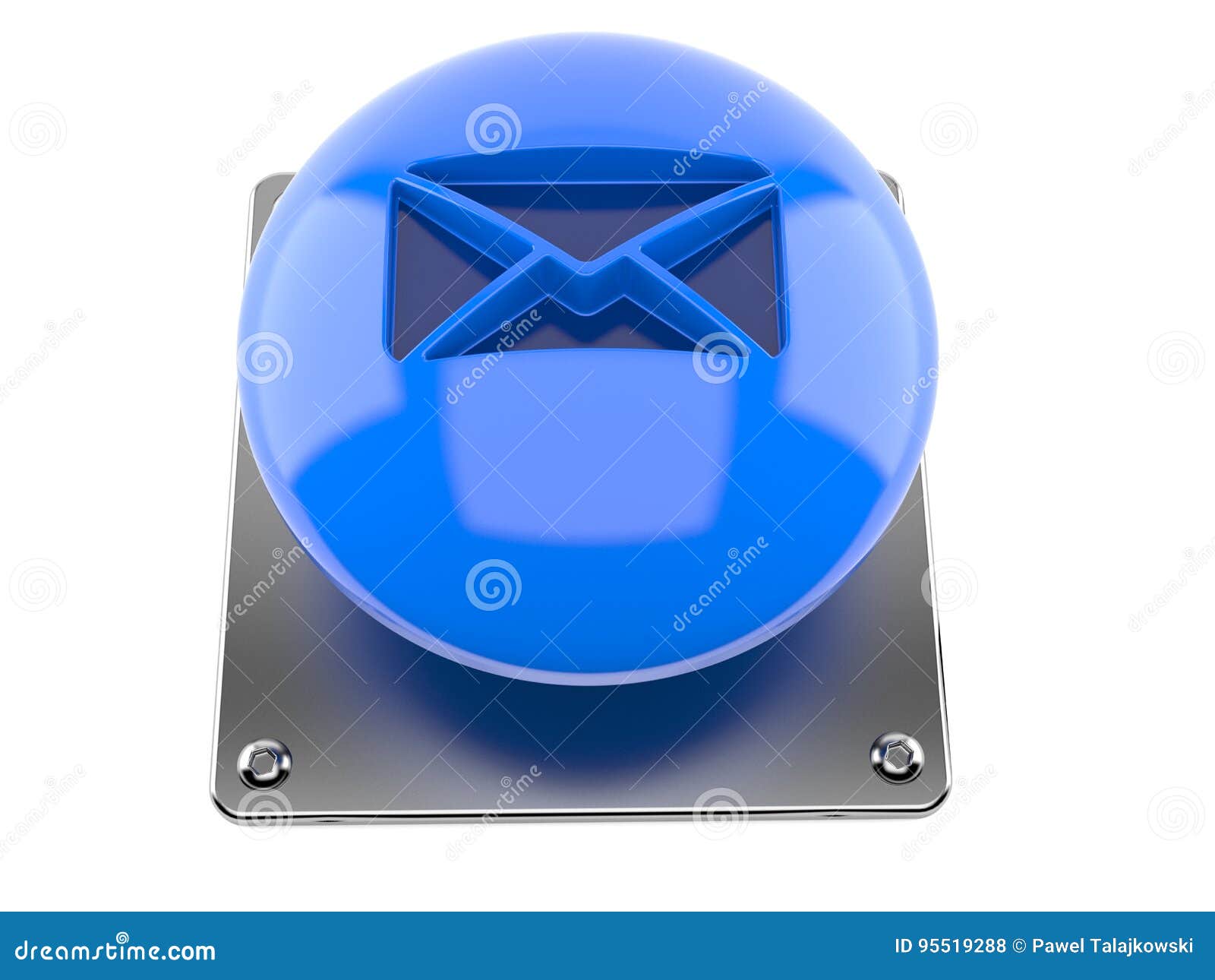 E-mail push button stock illustration. Illustration of mail - 95519288