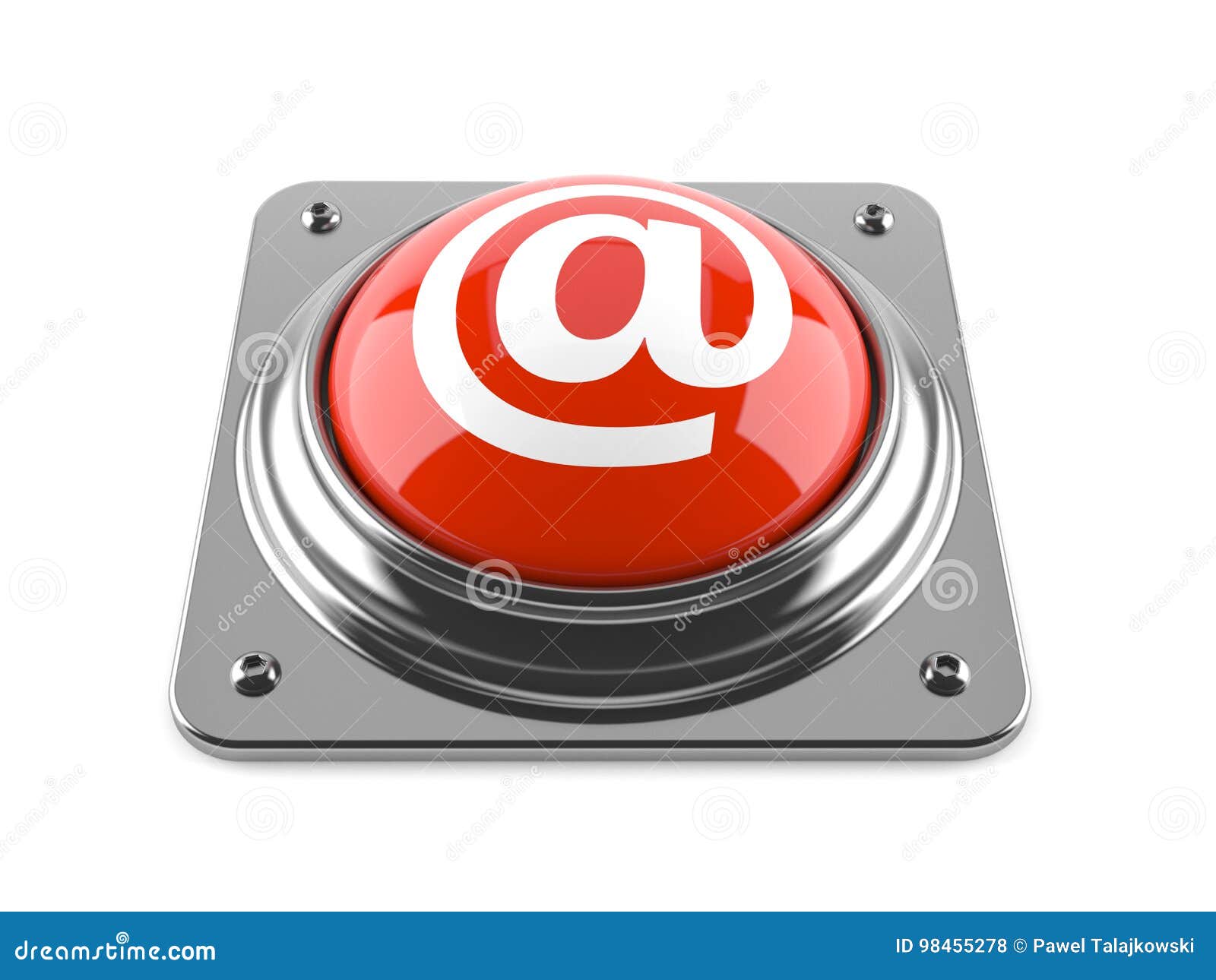 E-mail push button stock illustration. Illustration of concept - 98455278