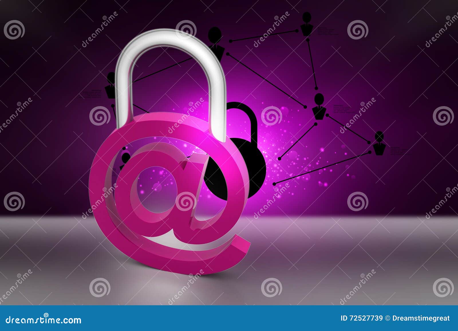 E-mail security concept stock illustration. Illustration of icon - 72527739