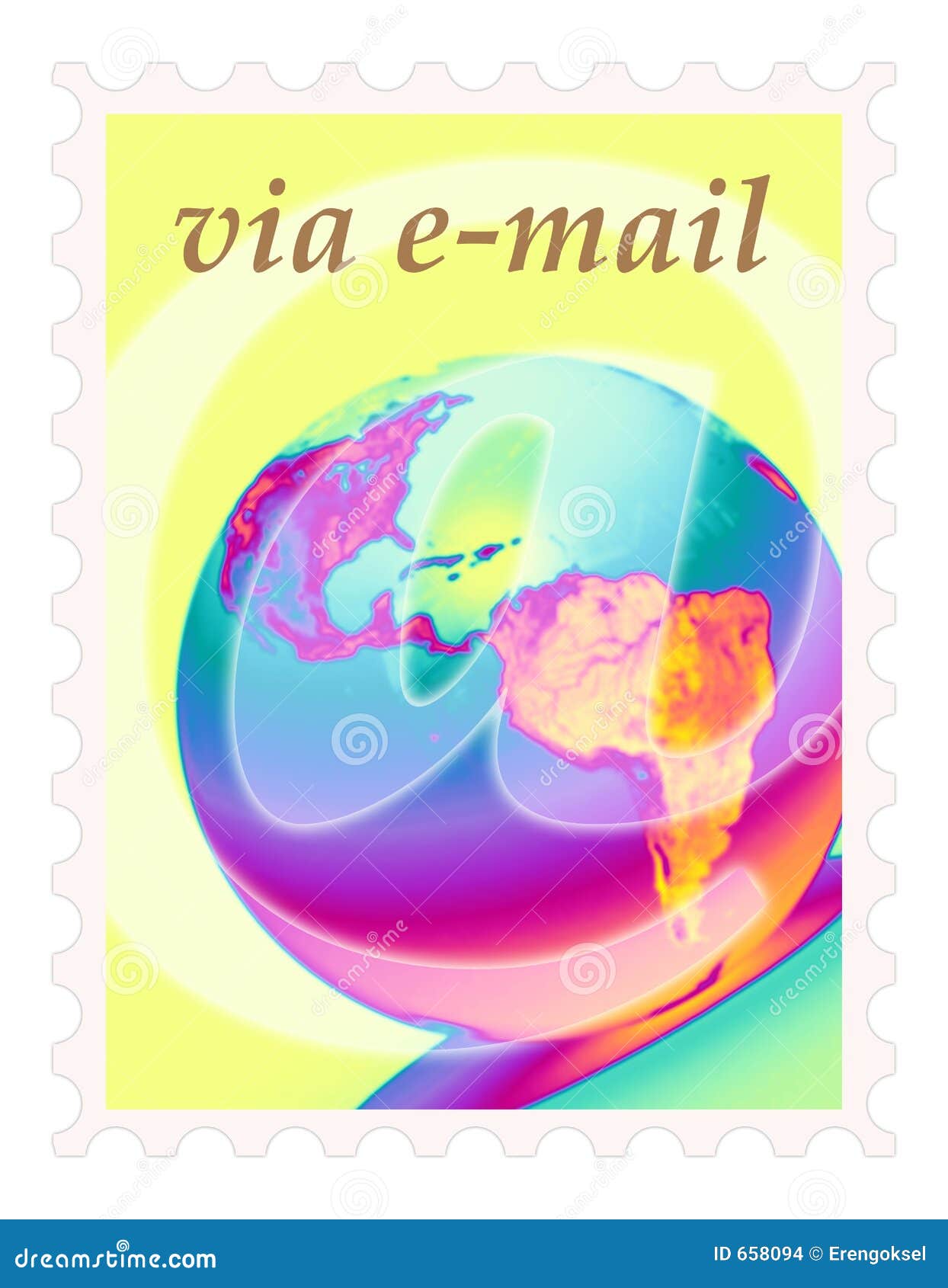 E-mail stamp stock photo. Image of computer, connection - 658094