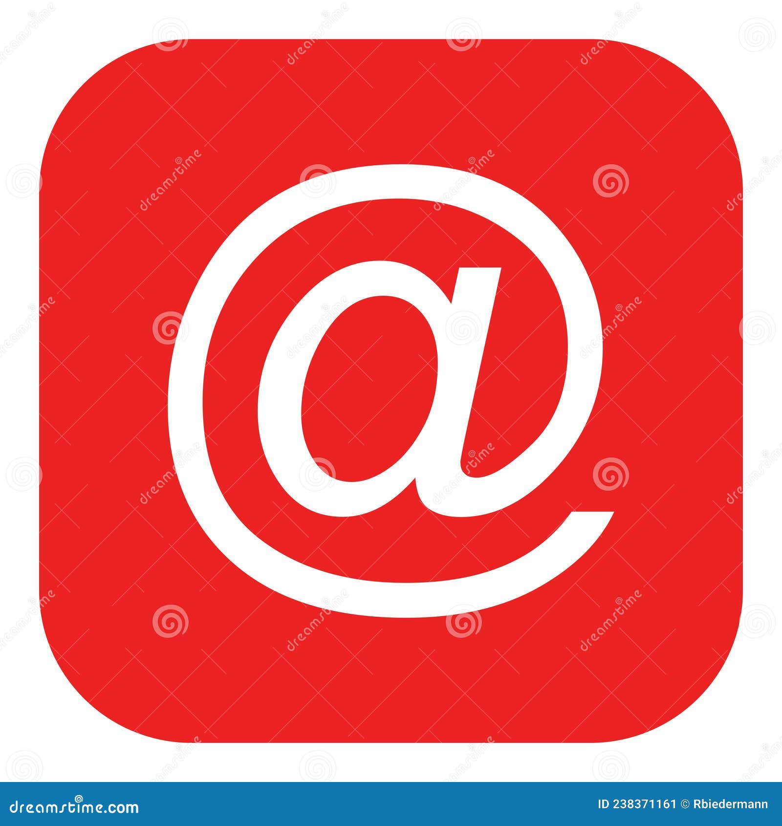 E-mail symbol and app icon stock vector. Illustration of white - 238371161