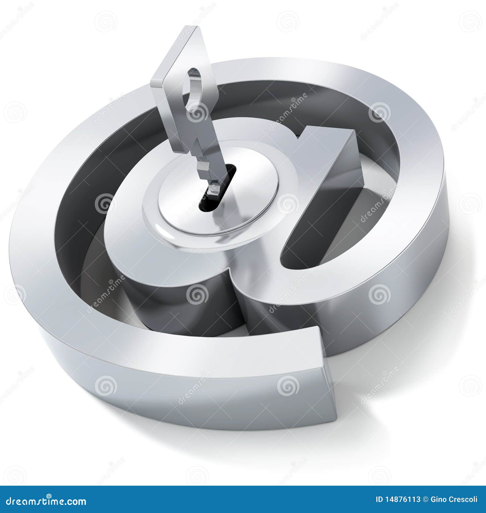 E-mail symbol with key stock illustration. Illustration of online ...