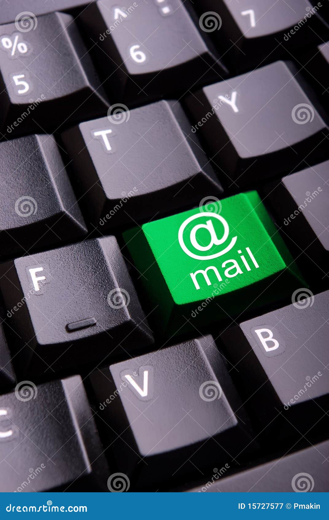 E-mail Symbol on a Keyboard Stock Image - Image of function, mail: 15727577