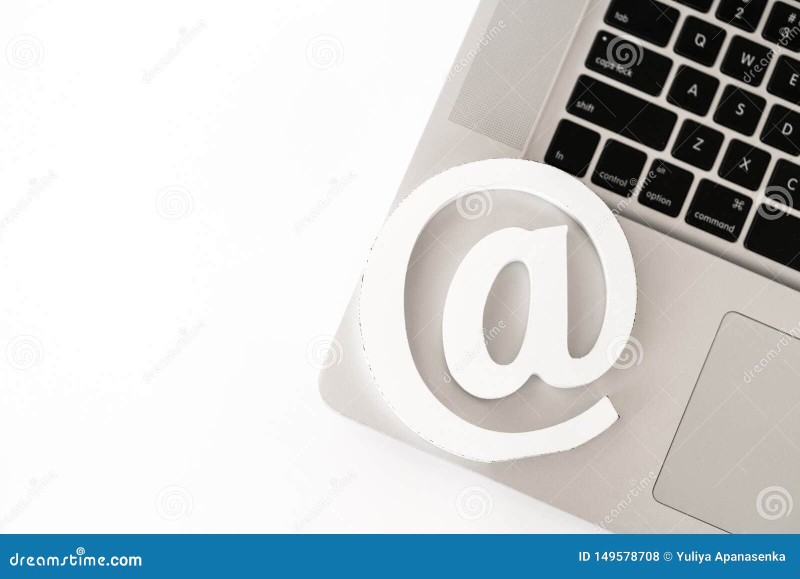 E-mail Symbol On A Laptop Computer Keyboard Concept For Email ...