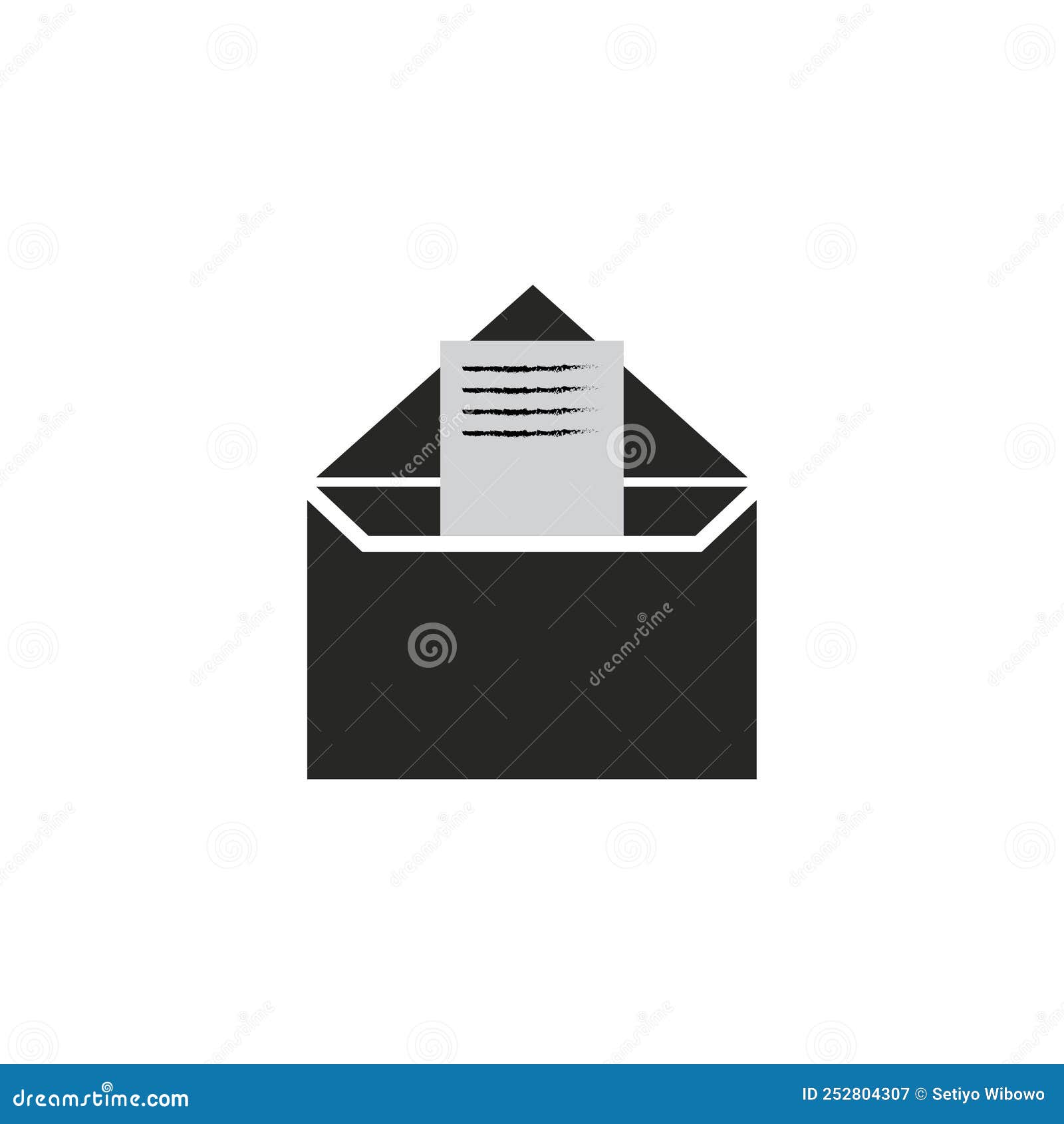 E-mail Symbol Vector. Mail Line Icon Stock Vector - Illustration of ...