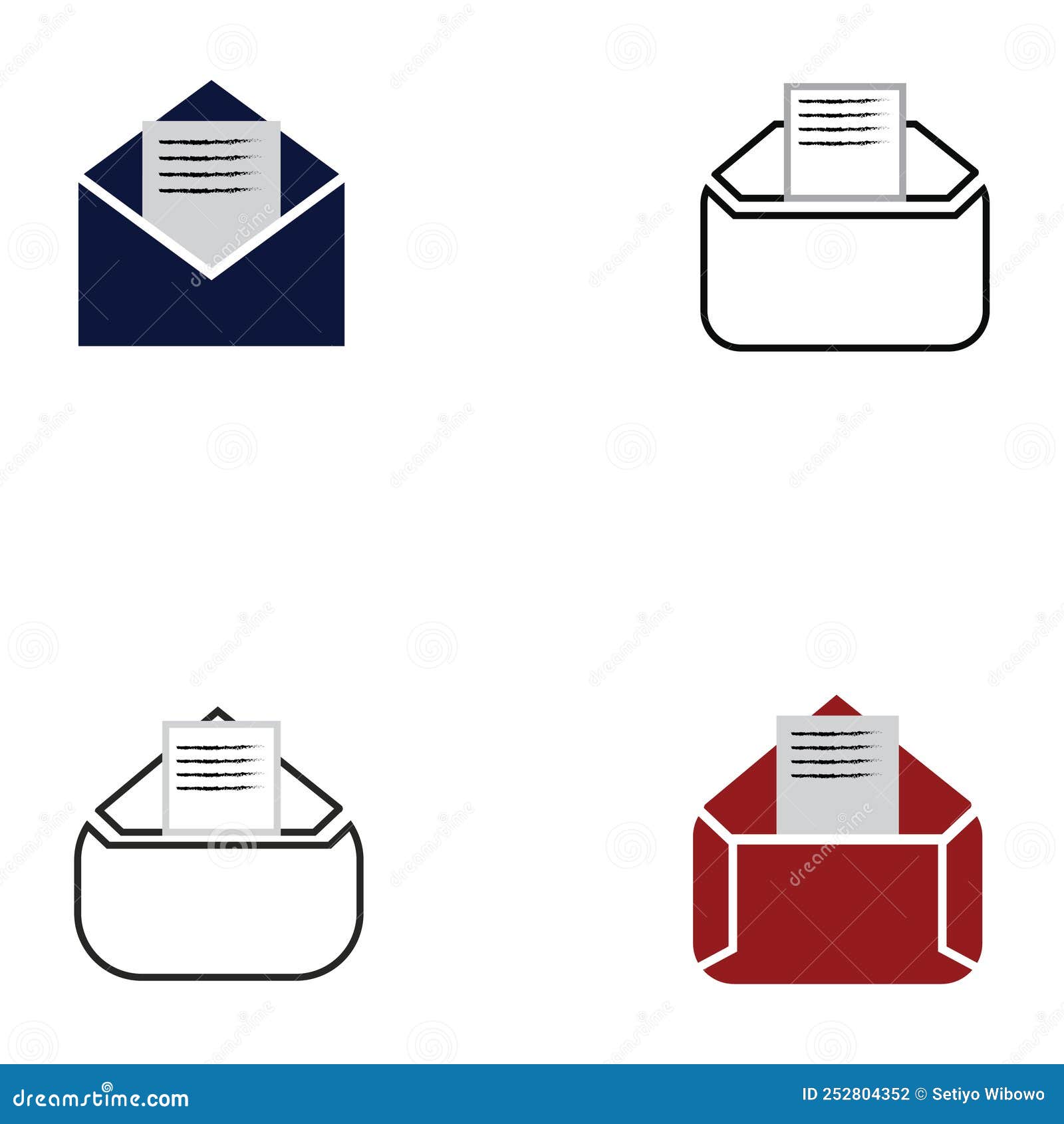 E-mail Symbol Vector. Mail Line Icon Stock Vector - Illustration of ...