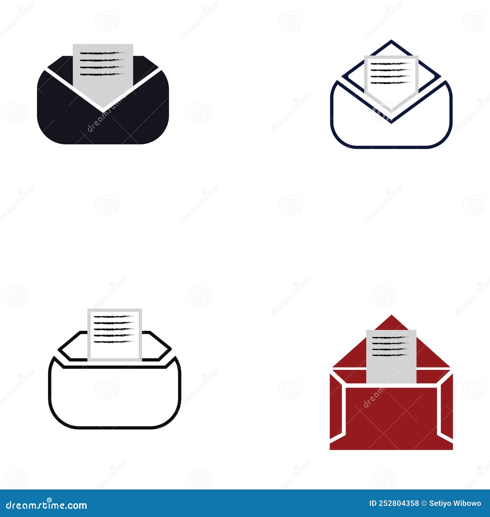 E-mail Symbol Vector. Mail Line Icon Stock Vector - Illustration of ...