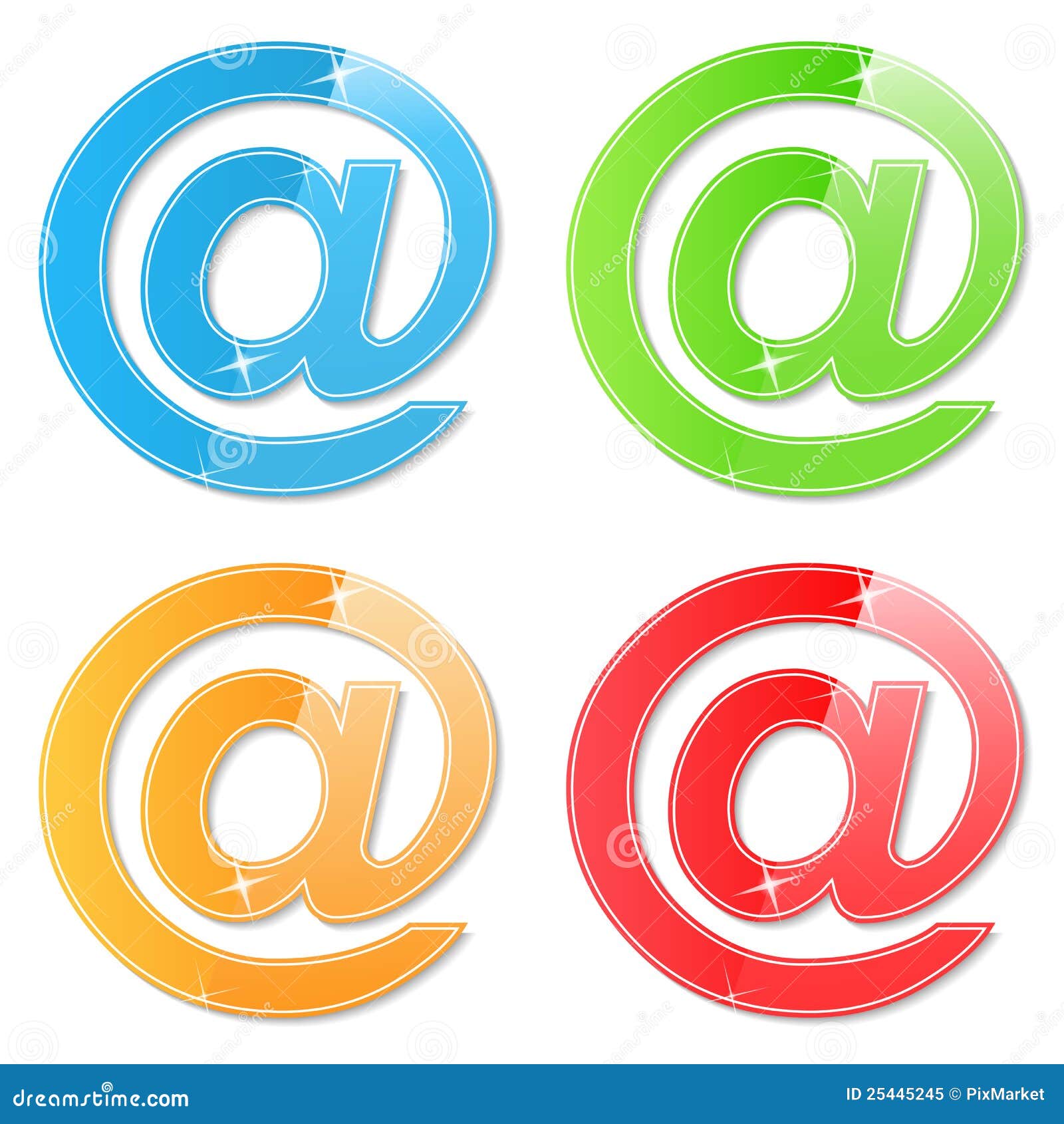 E-mail Symbolen vector illustratie. Illustration of computer - 25445245