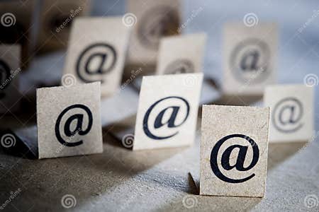 E-mail symbols stock image. Image of technology, business - 16758261