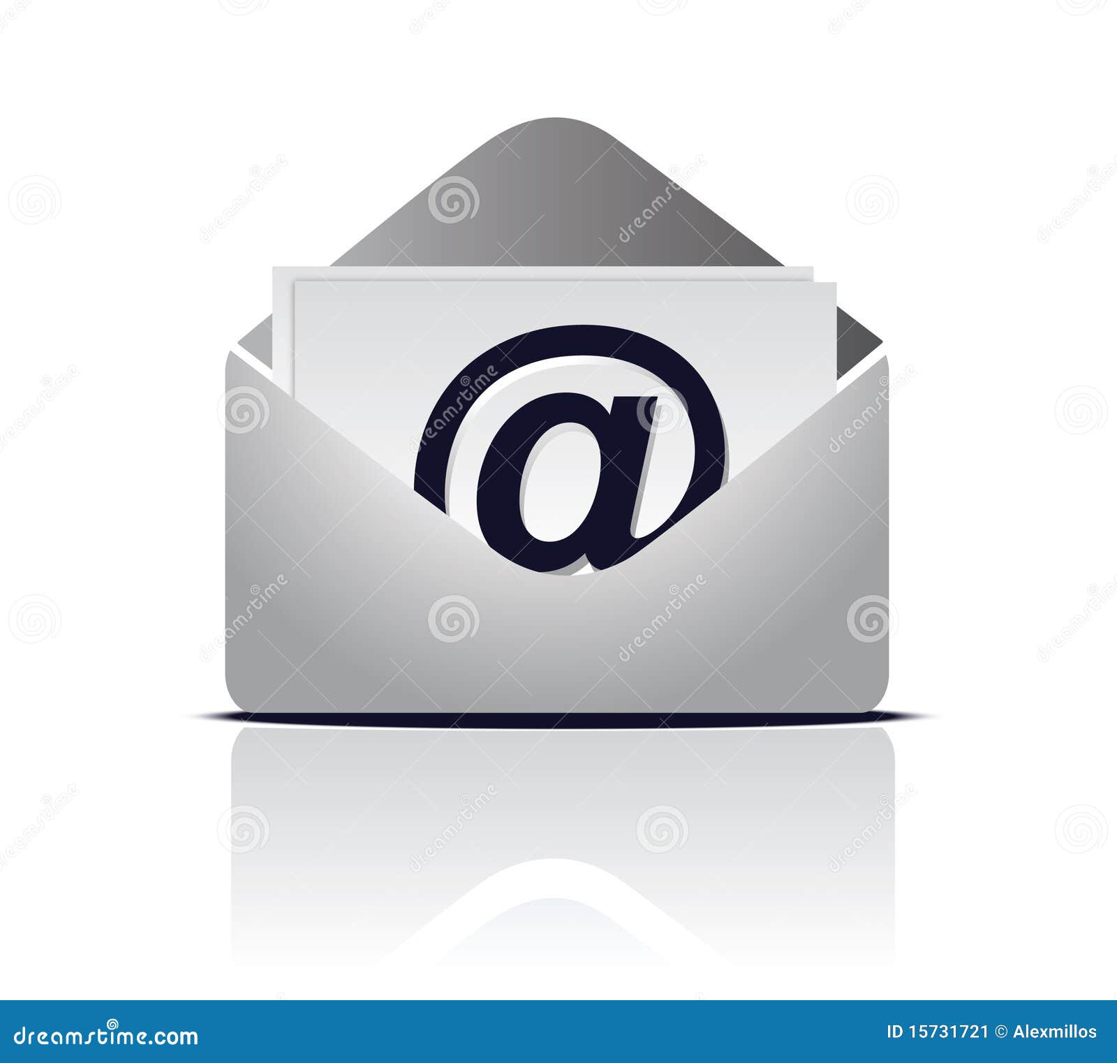 E-mail teken/Vector vector illustratie. Illustration of pictogram ...