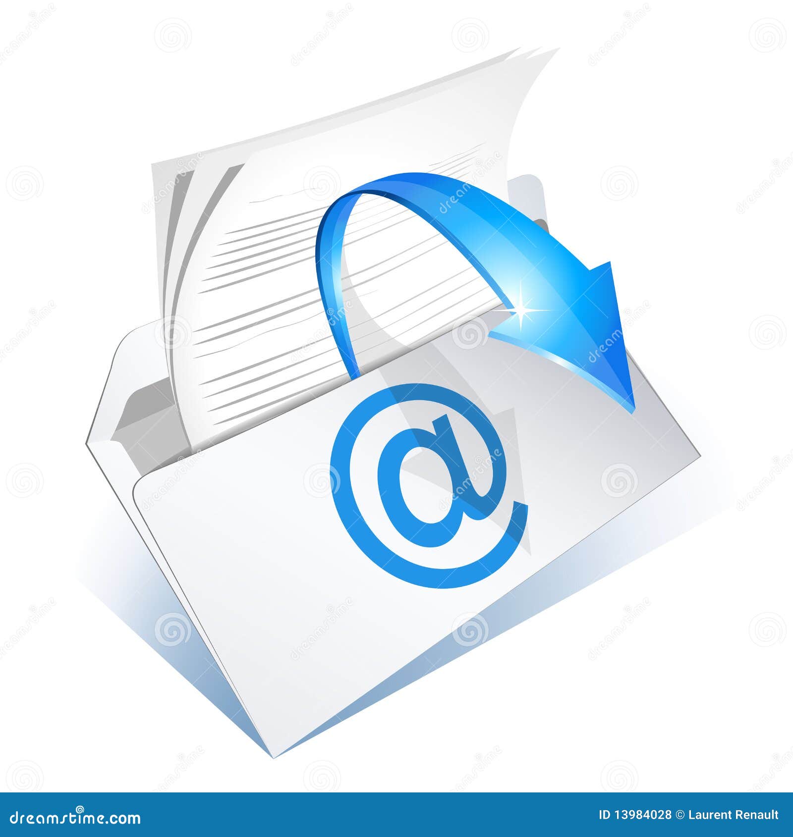 E-mail to read stock vector. Illustration of information - 13984028