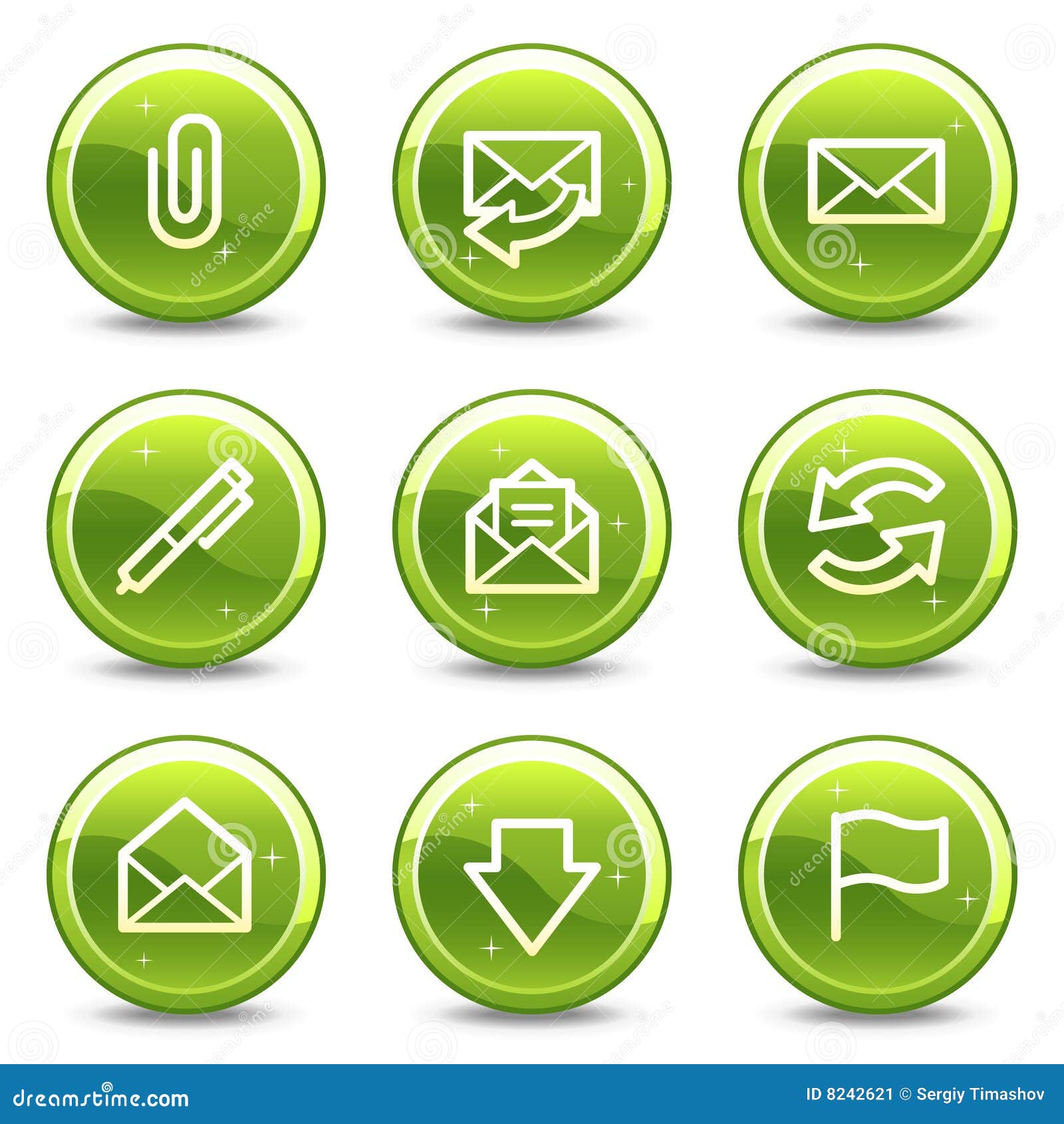 E-mail web icons stock vector. Illustration of edit, send - 8242621