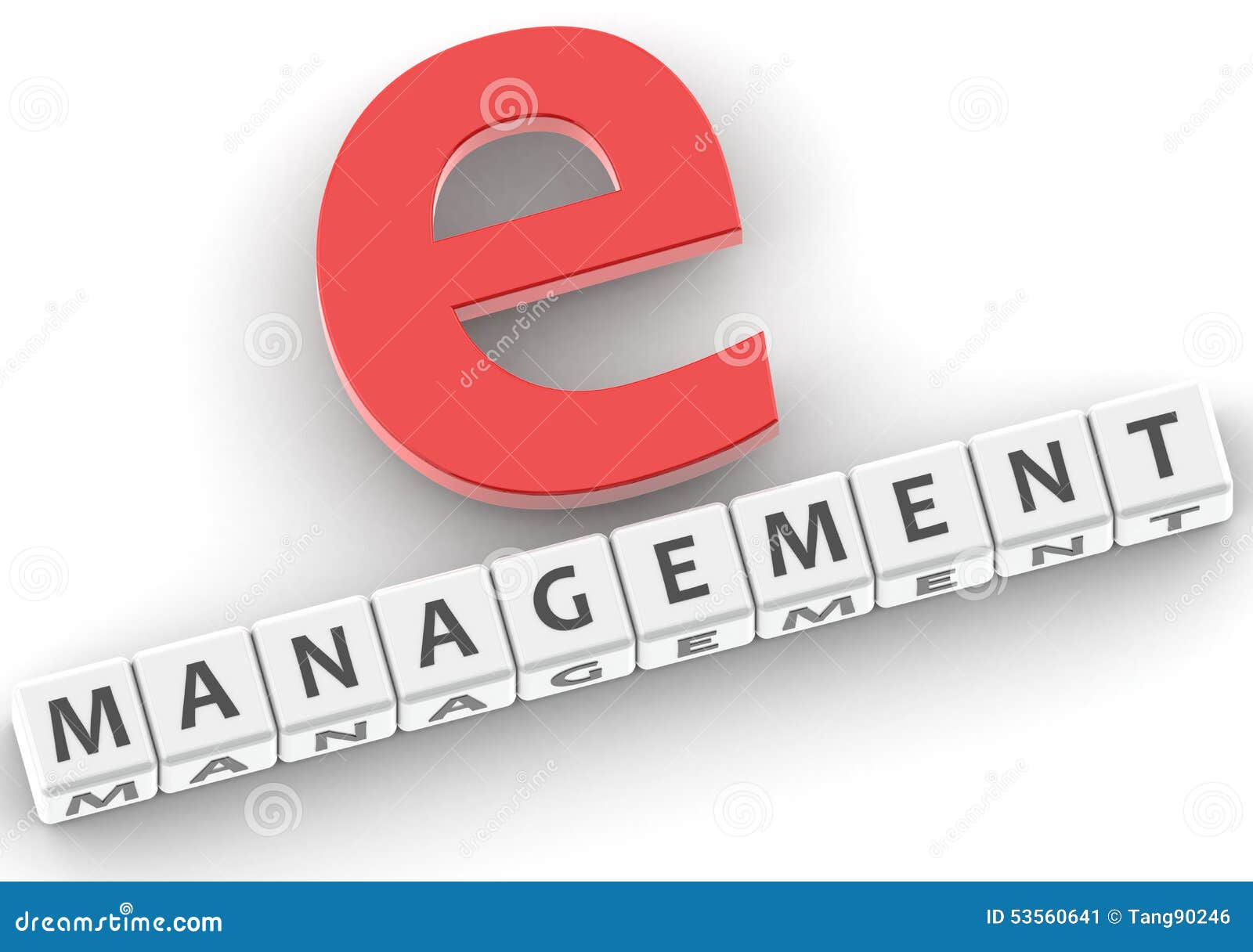 E management stock illustration. Illustration of manage - 53560641