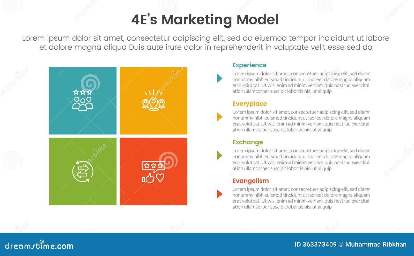 Matrix Structure Dimensions Template Infographic With Simple Box ...