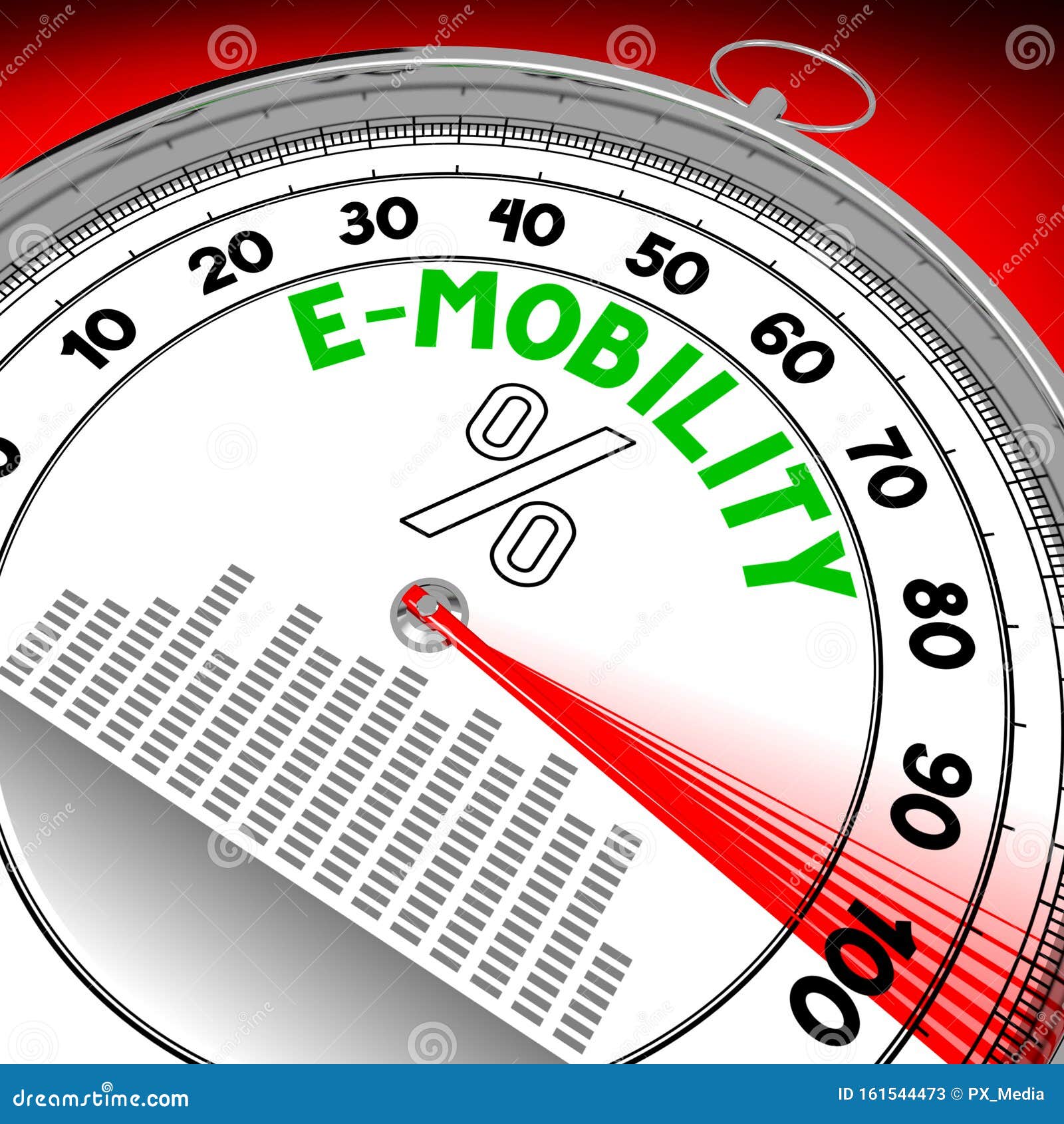 E-mobility Abstract Concept. 3D Rendering Stock Illustration ...