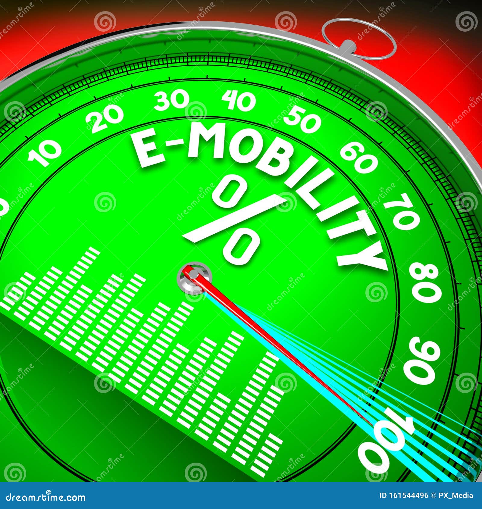 E-mobility Abstract Concept. 3D Rendering Stock Illustration ...