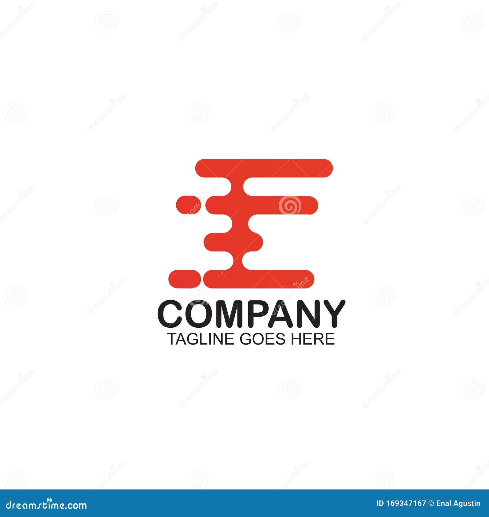E Motion Letter Logo Design Vector Template Stock Vector - Illustration ...