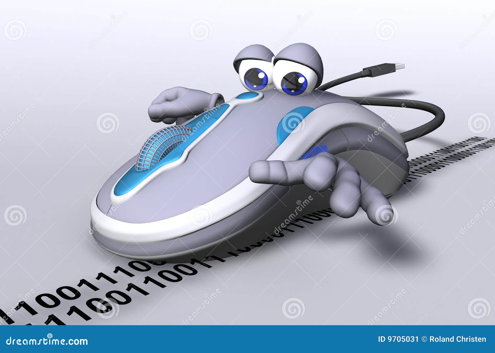 E-Mouse surfing stock illustration. Illustration of search - 9705031