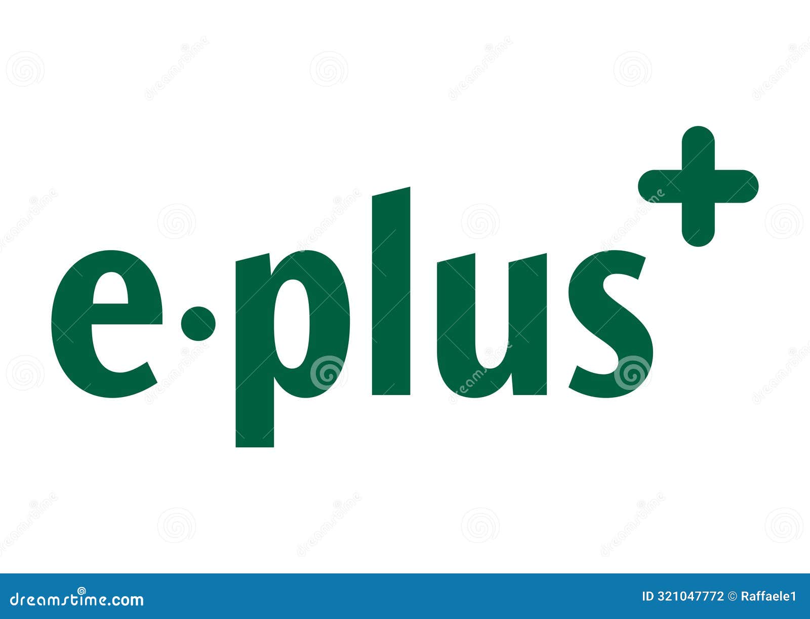 E Plus Logo stock illustration. Illustration of germany - 321047772