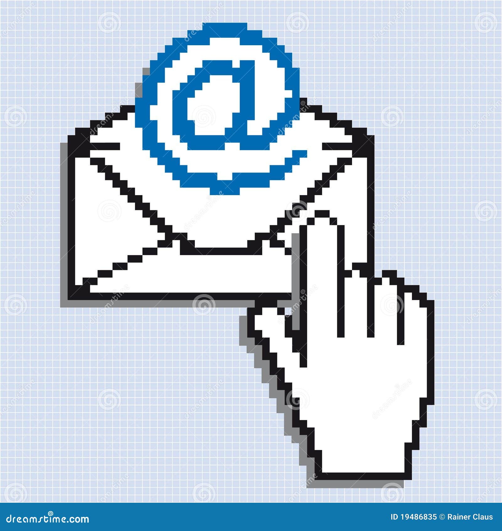 E-Post-Zeichen stock abbildung. Illustration von internet - 19486835