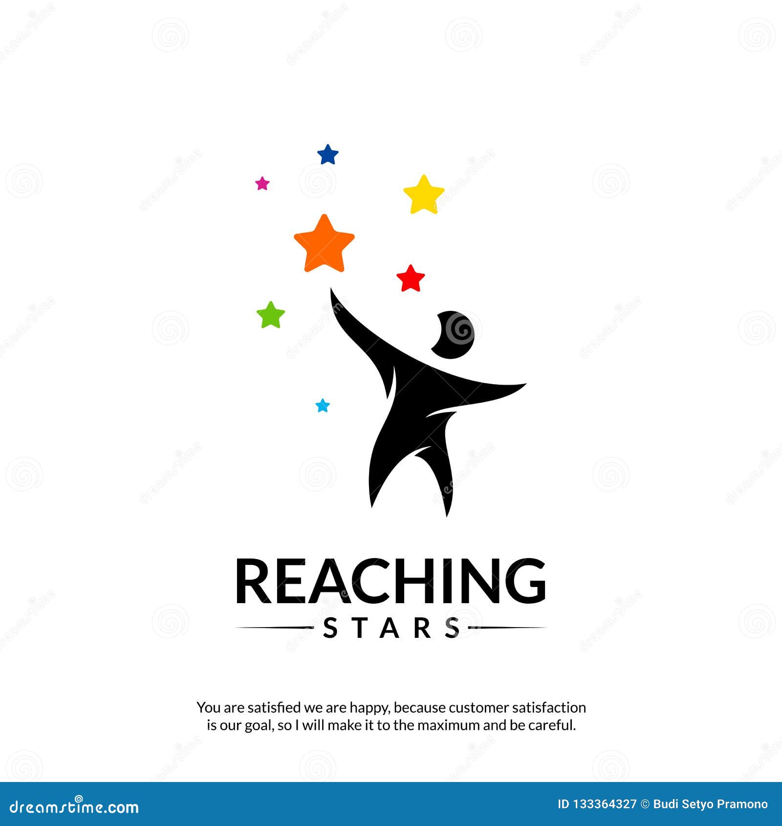 Modello Di Progettazione Logo Stelle Logo Dream Star Emblema, Colorante ...