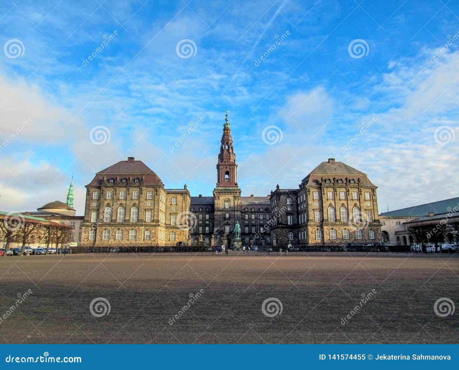 Christiansborg Palace and Government Building on the Islet of ...