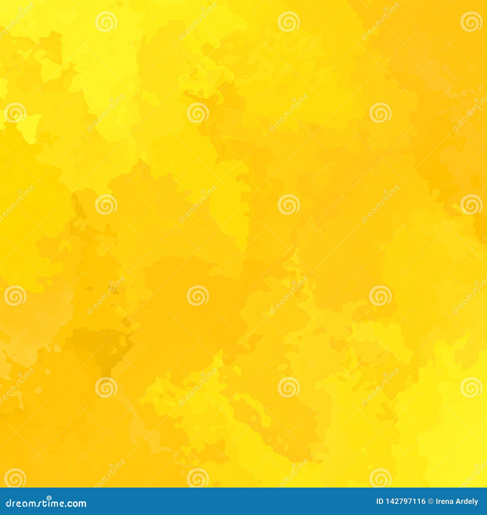 Abstract Stained Square Background Sunny Yellow Color - Modern Painting ...