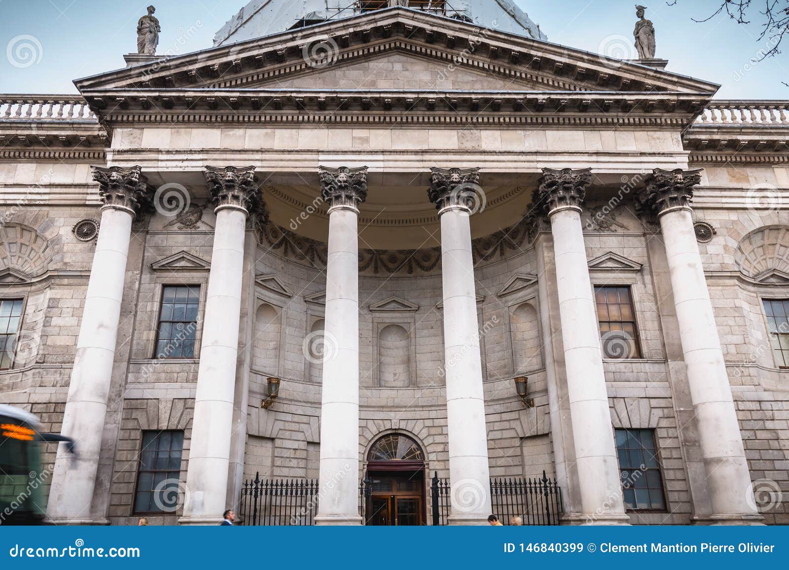 Architectural Detail of the Dublin Four Court Courthouse 编辑类库存图片 - 图片 ...