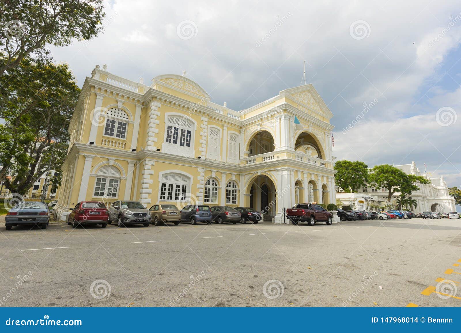 Penang MBPP Town Hall in Penang, Malaysia 编辑类库存图片 - 图片 包括有 中世纪, 历史记录 ...