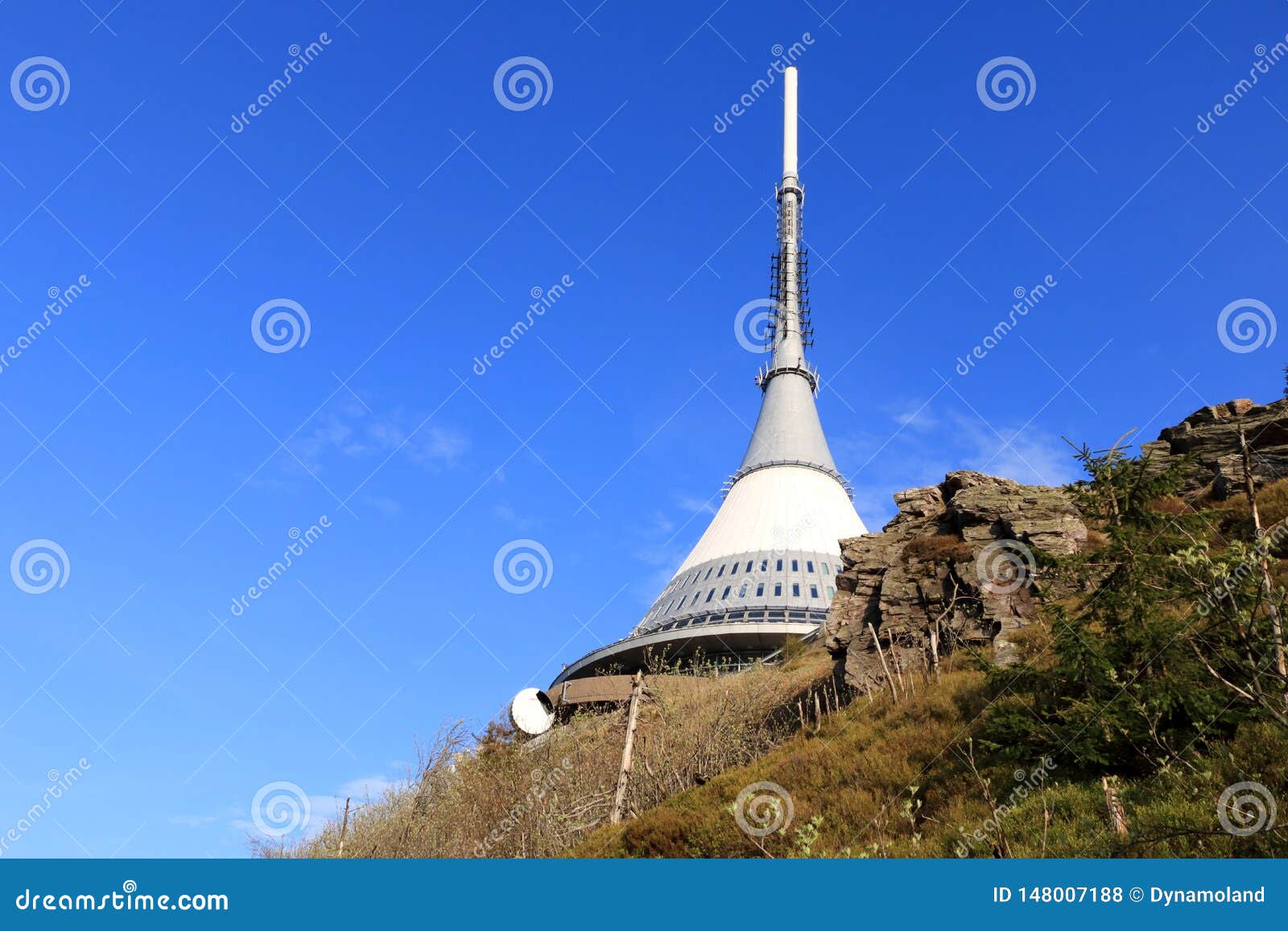 Jested Tower, Tourist Attraction Near Liberec in Czech Republic, Europe ...